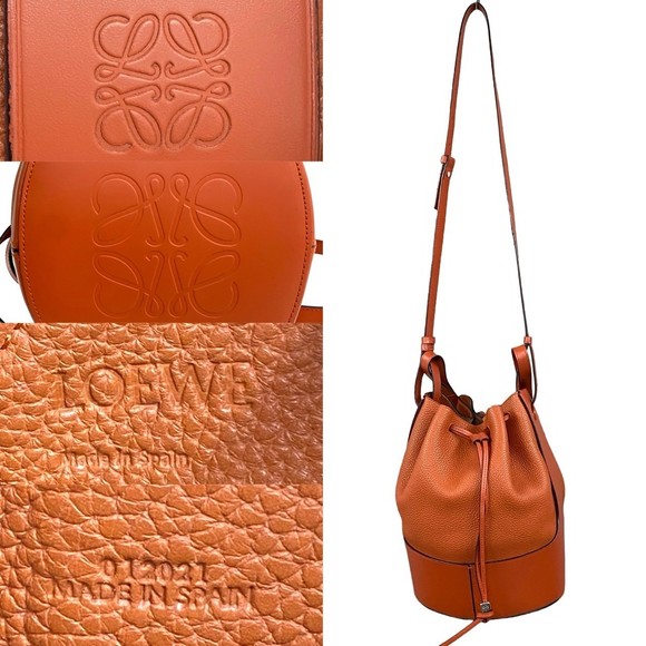 Loewe | Bags | Loewe Balloon Bag Anagram Leather 2way Shoulder Handbag ...